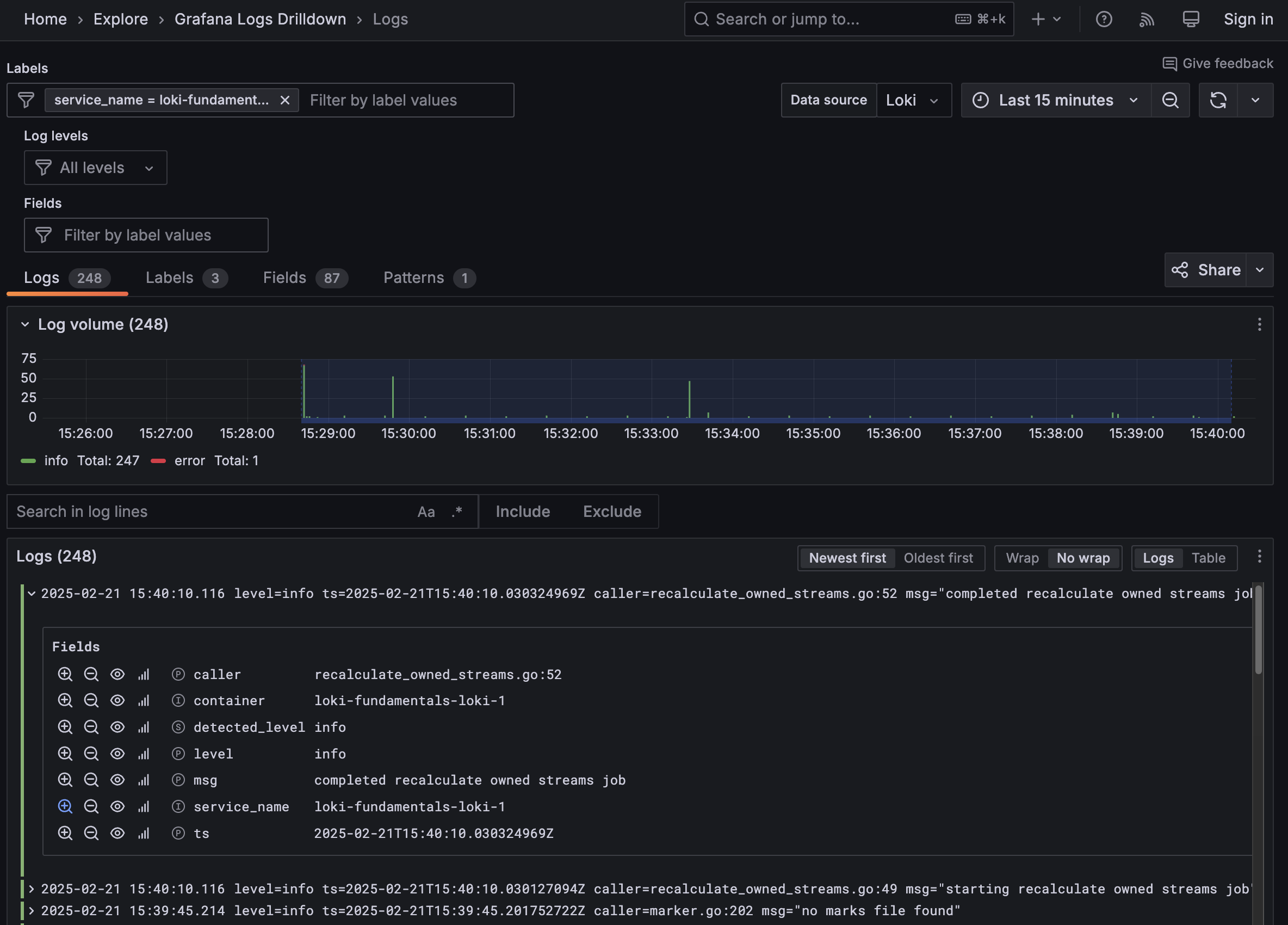 Loki 教程 | Grafana Loki 文档 - Grafana 可观测平台